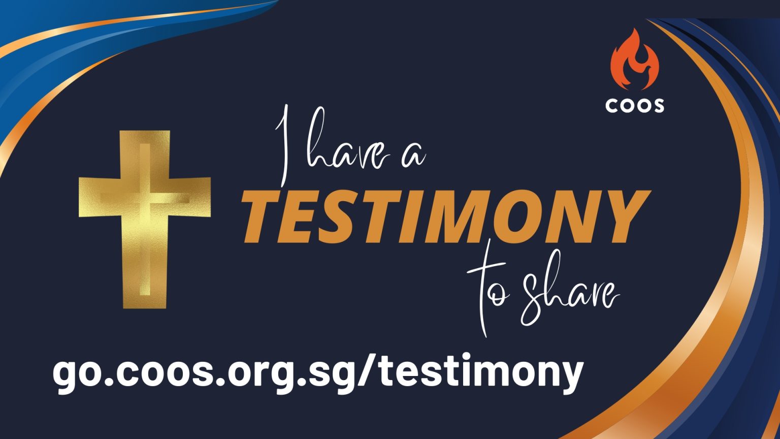 Share Your Testimony - Church of Our Saviour Singapore