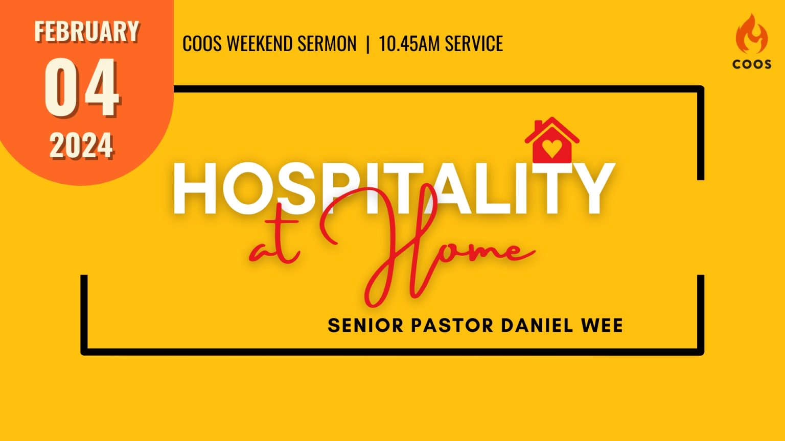 Hospitality At Home - Church of Our Saviour Singapore