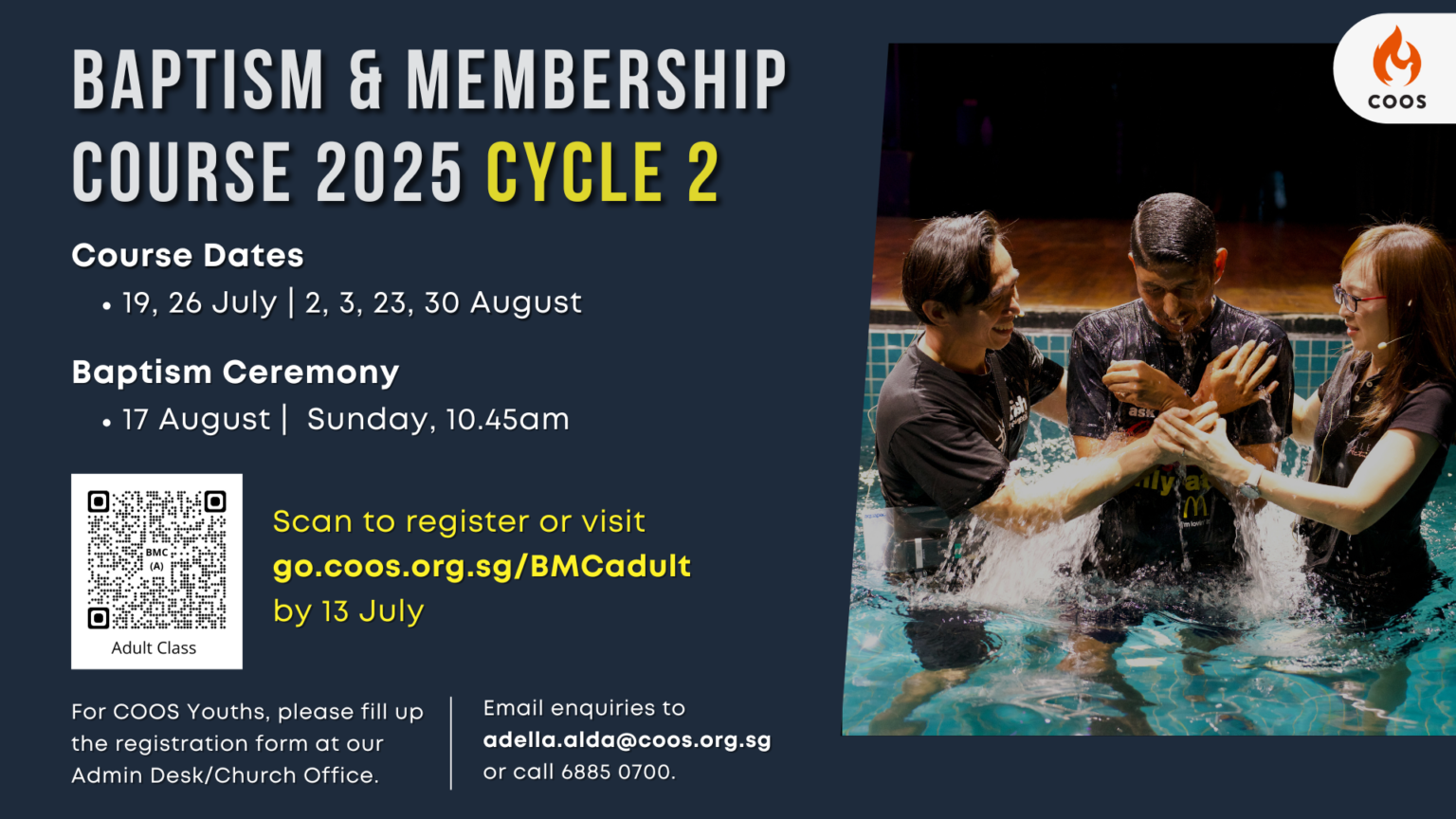Baptism & Membership Course 2025 (Cycle 2) - Church of Our Saviour ...